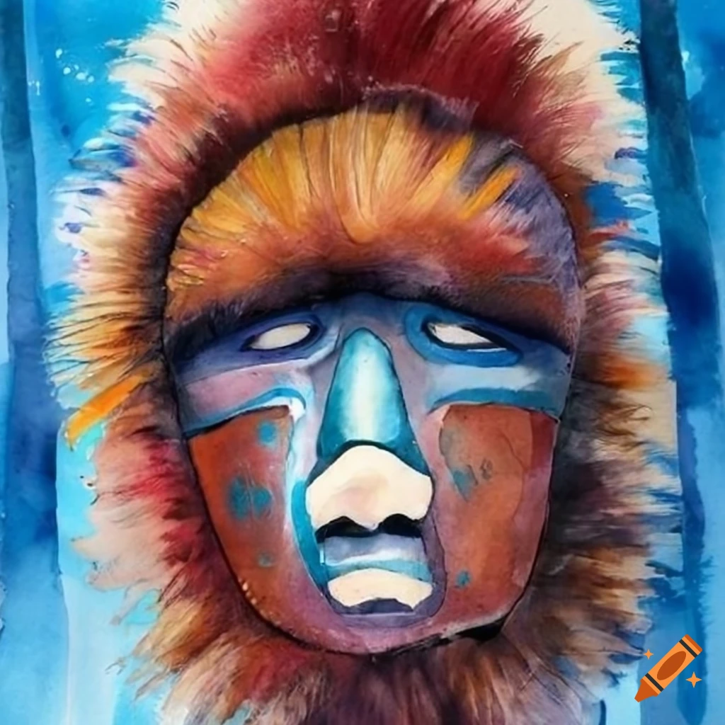 Eskimo masks on Craiyon