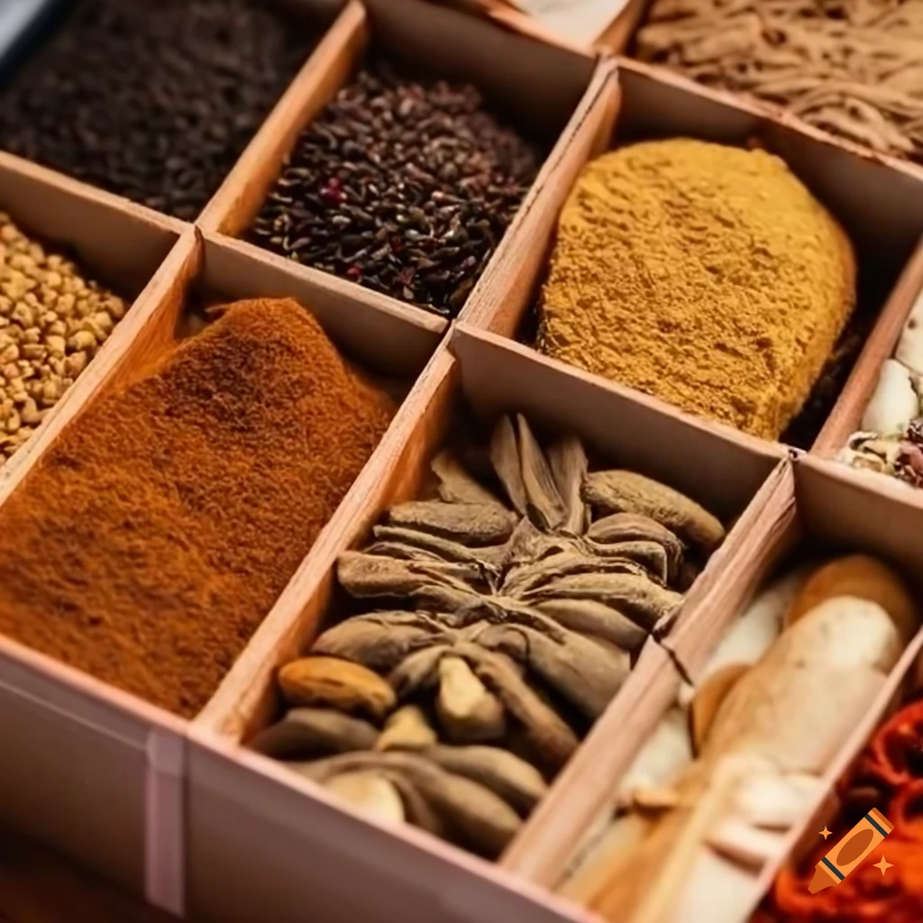 Design images spices for shop on Craiyon
