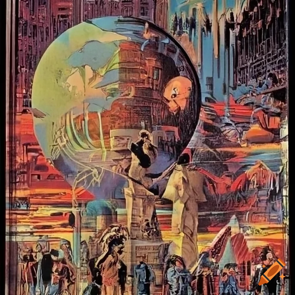 "In the Future We Will All Get High" movie poster from the 1970s on Craiyon