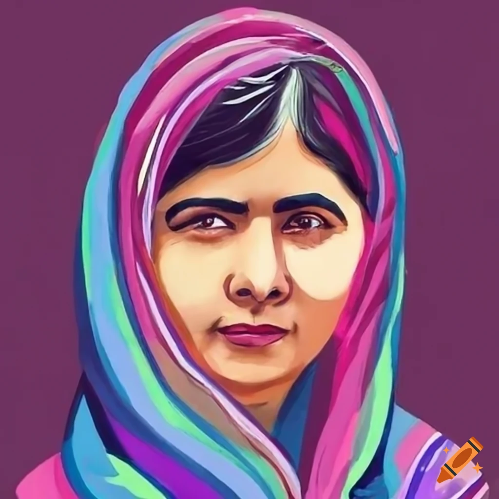 Portrait of malala