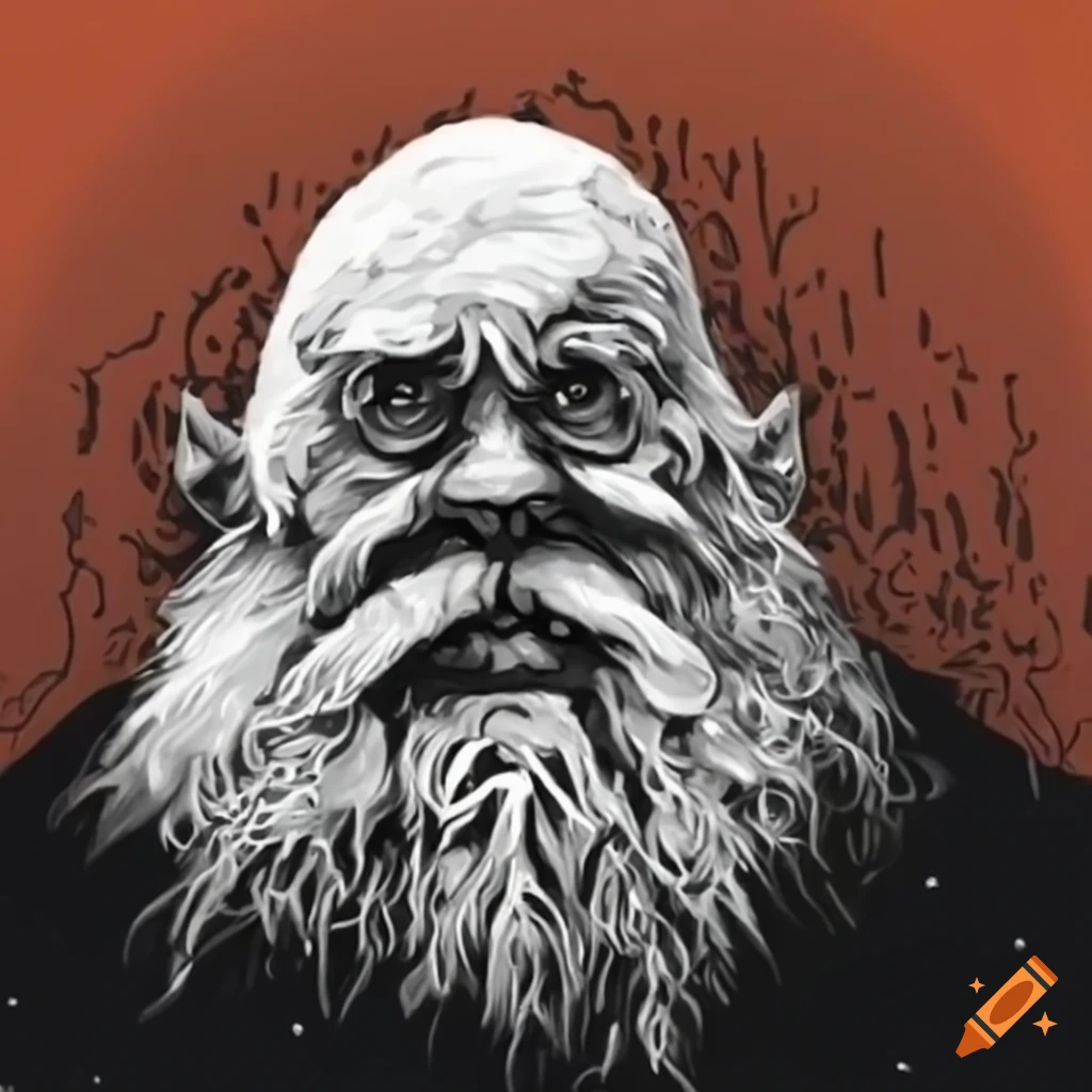 Airbrush painting of a dwarf named bob 2.0 on Craiyon