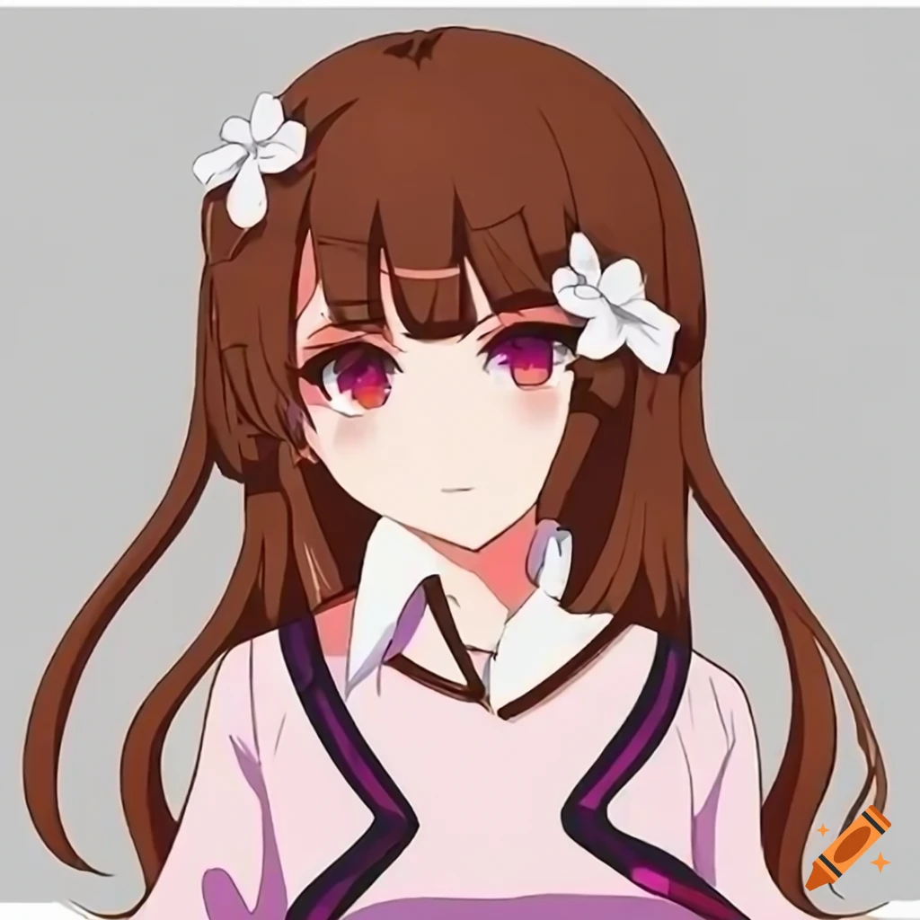 Logo of an anime girl on Craiyon