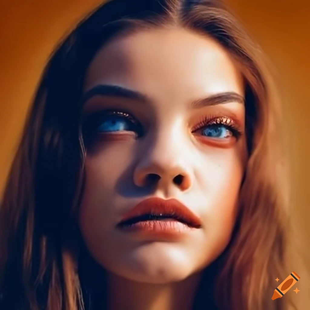 Uncanny valley girl with a creepy smile on Craiyon