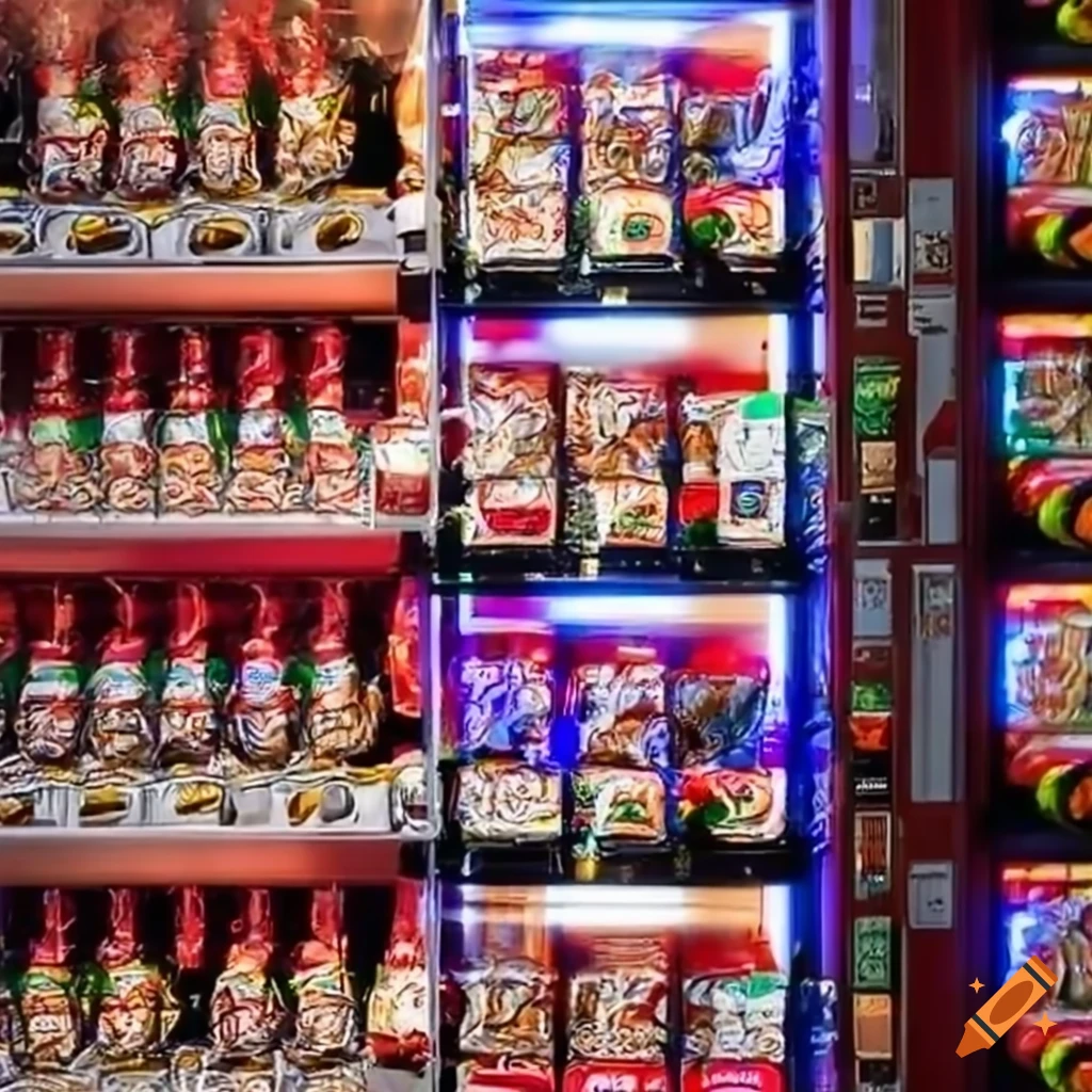 Christmas vending machine on Craiyon
