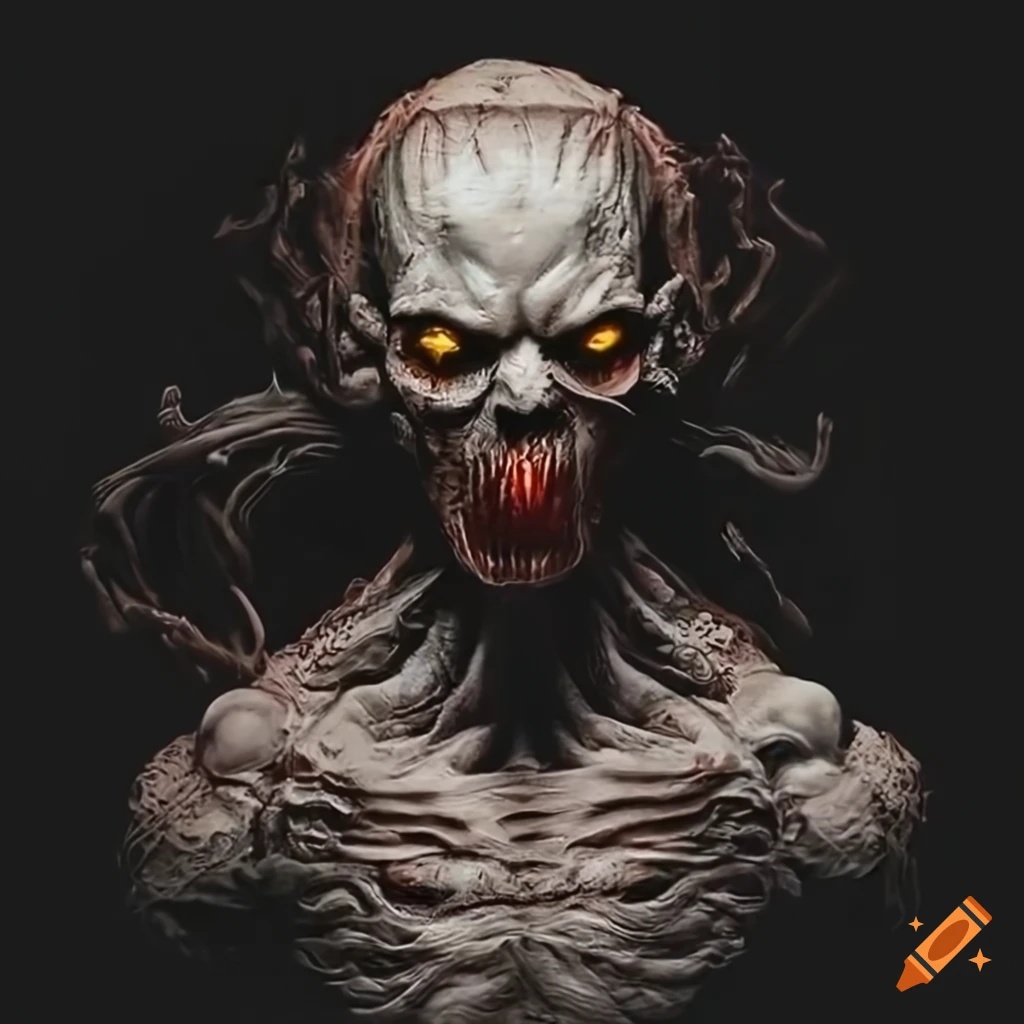 Sinister and creative artwork on Craiyon