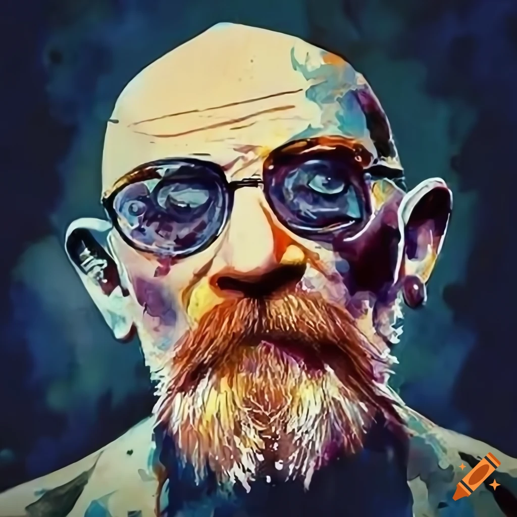 Walter White profile picture with a goofy expression on Craiyon