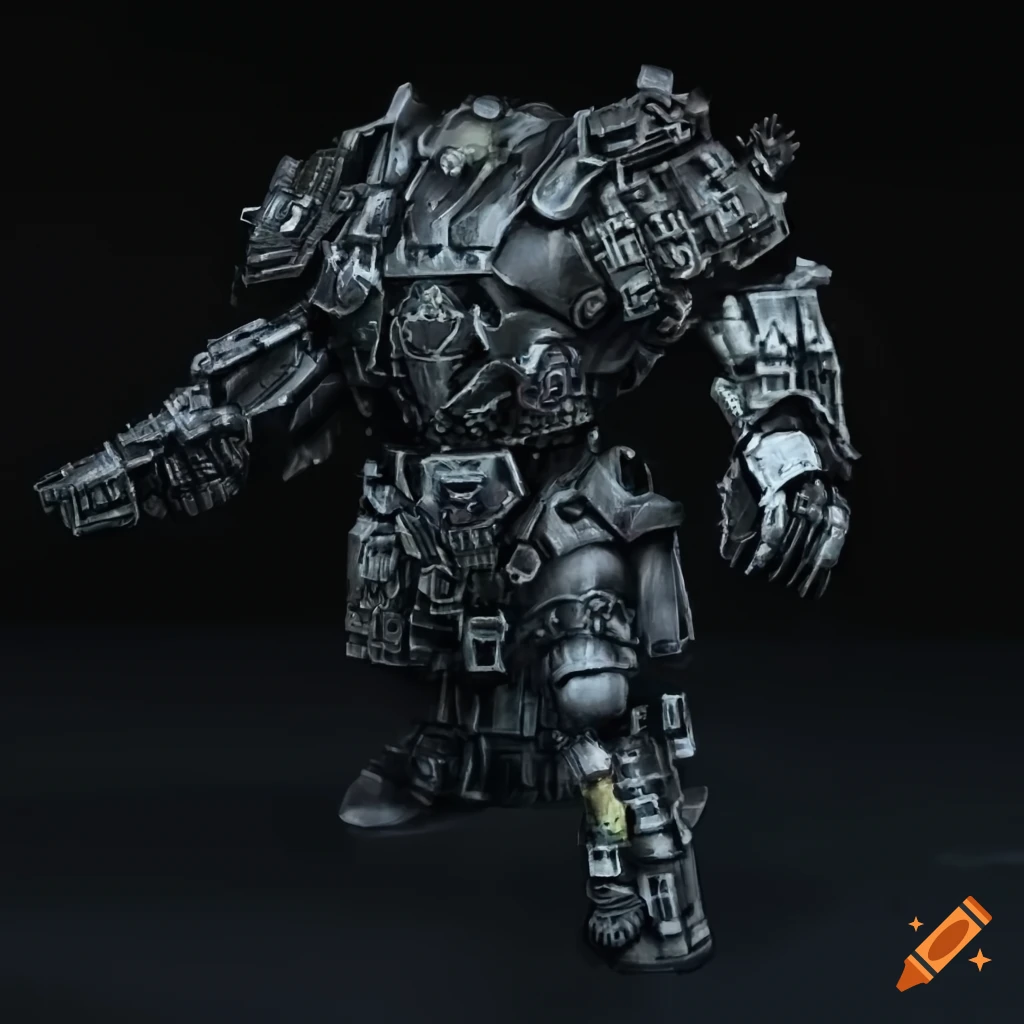 Cybernetic dreadnaught concept art