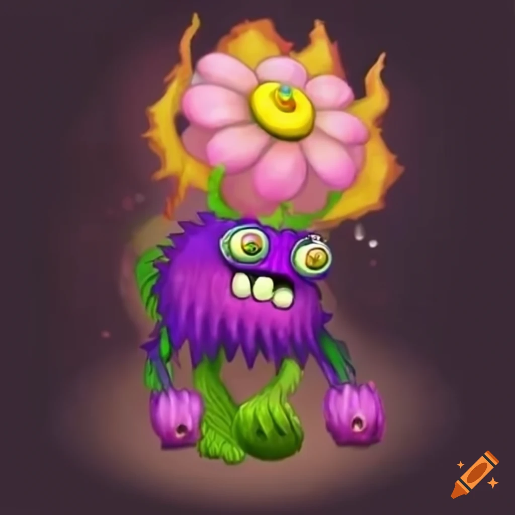 Singing celestial creature from my singing monsters on Craiyon