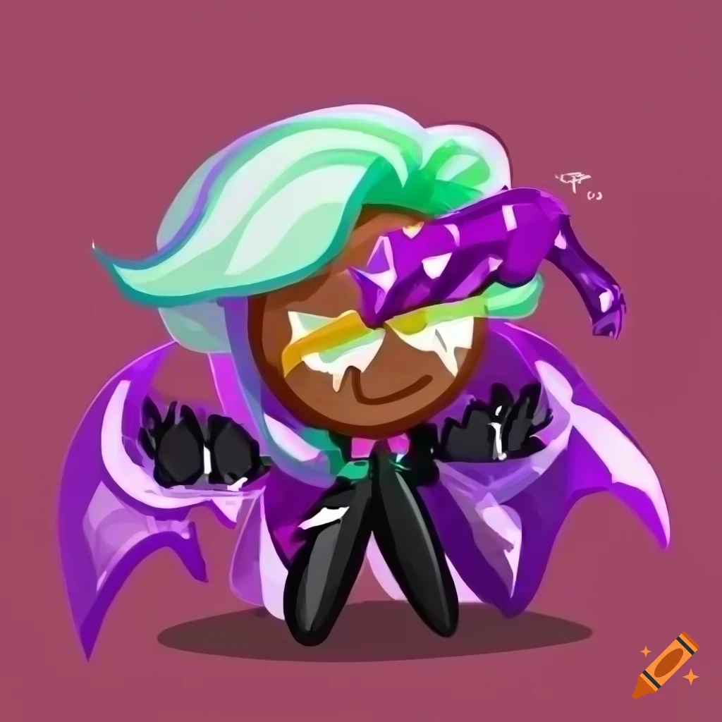 Chibi character art of Starving Venom Draco Cookie on Craiyon