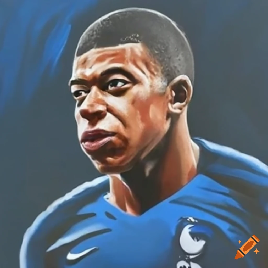 Mbappe on Craiyon