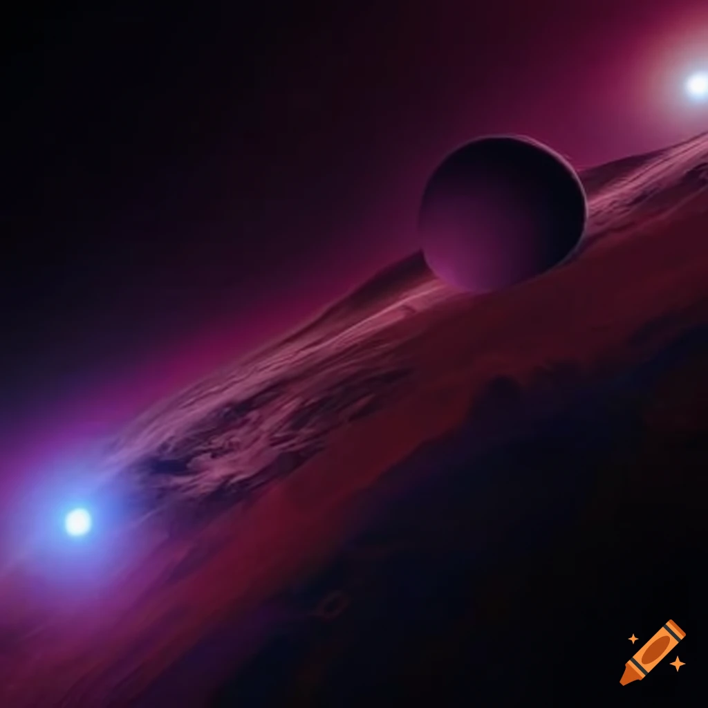 Digital art of a large futuristic world on Craiyon