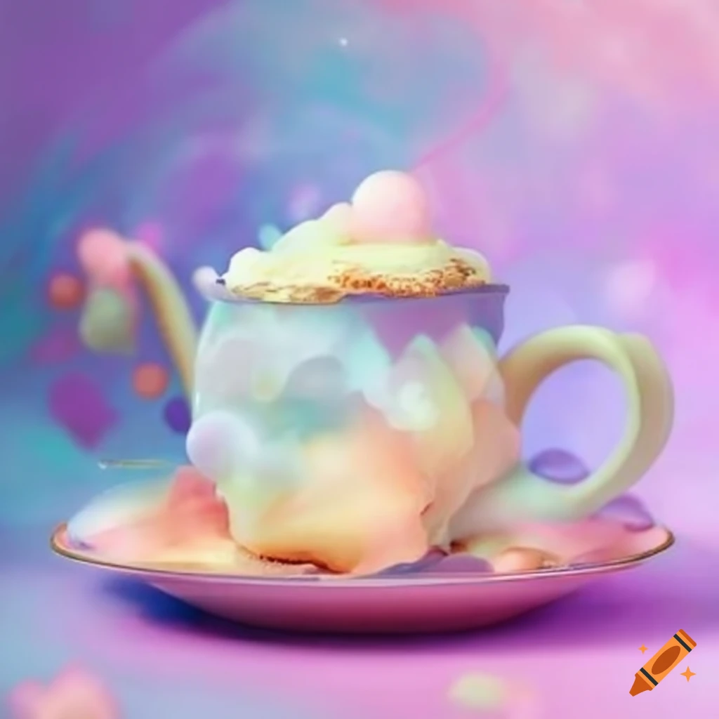 Fur covered teacup on Craiyon