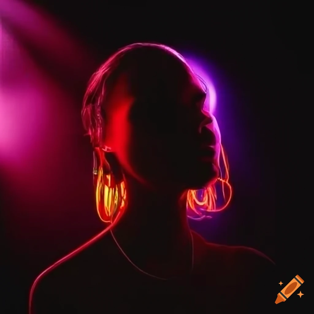 Neon sign of say less night club