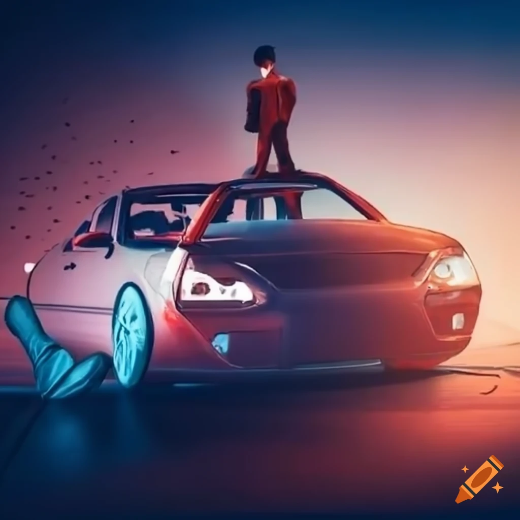 Skilled Mechanic Working On A Car