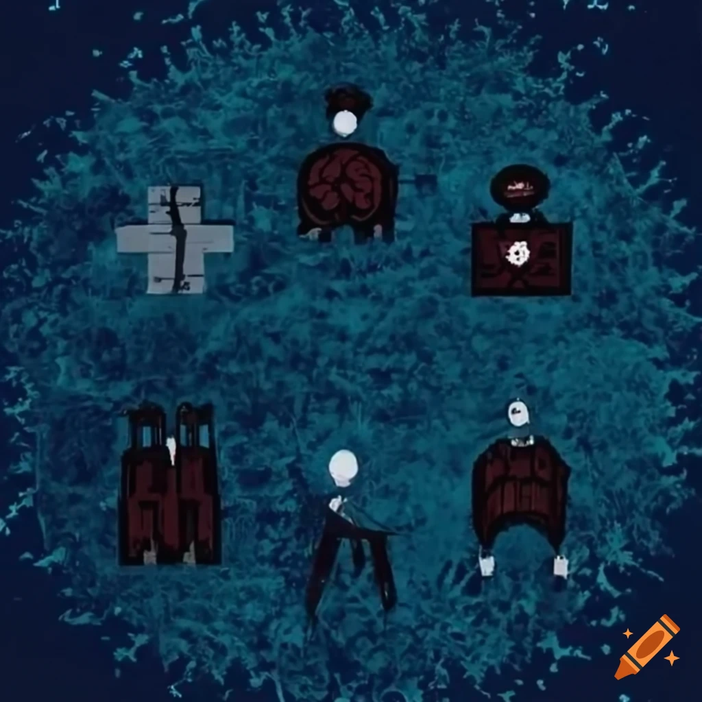 Poster of the horror film "high society" on Craiyon