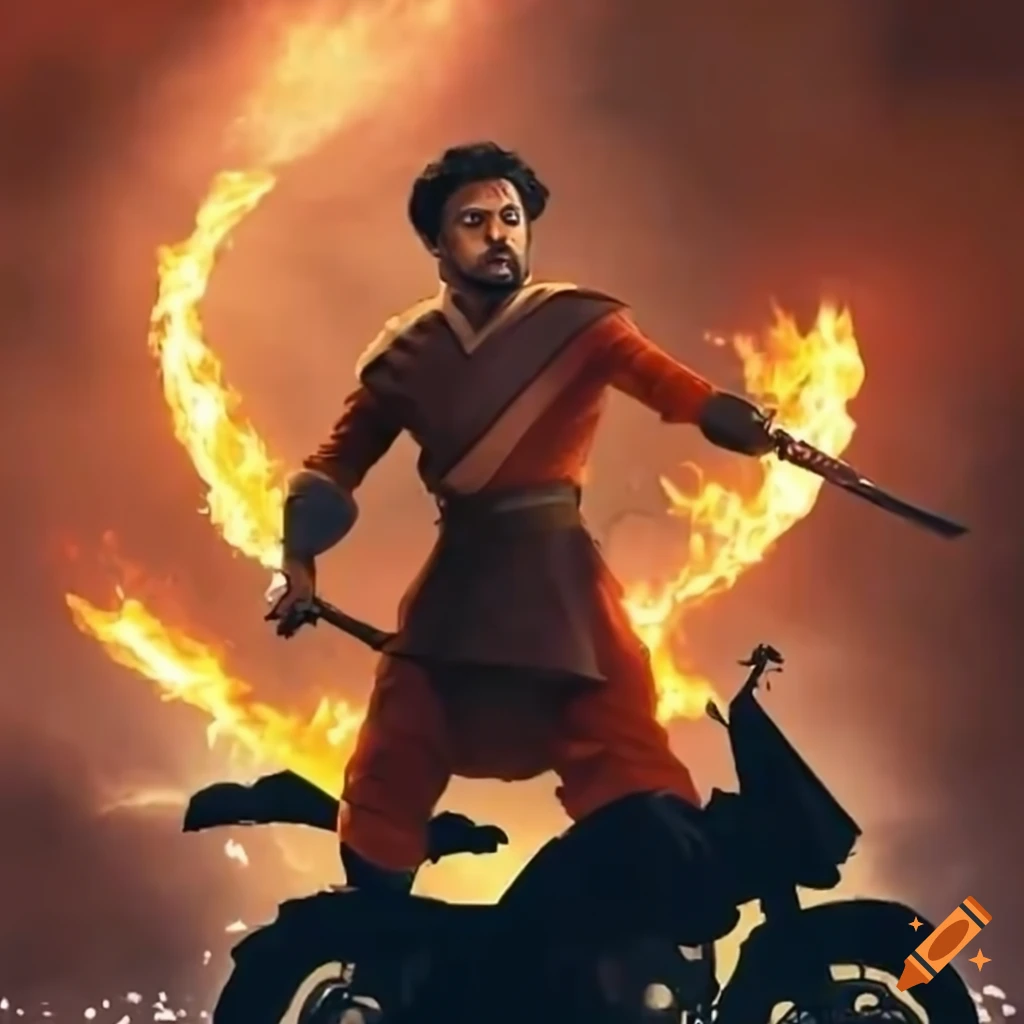 Action scene inspired by RRR movie and Avatar: The Last Airbender on ...