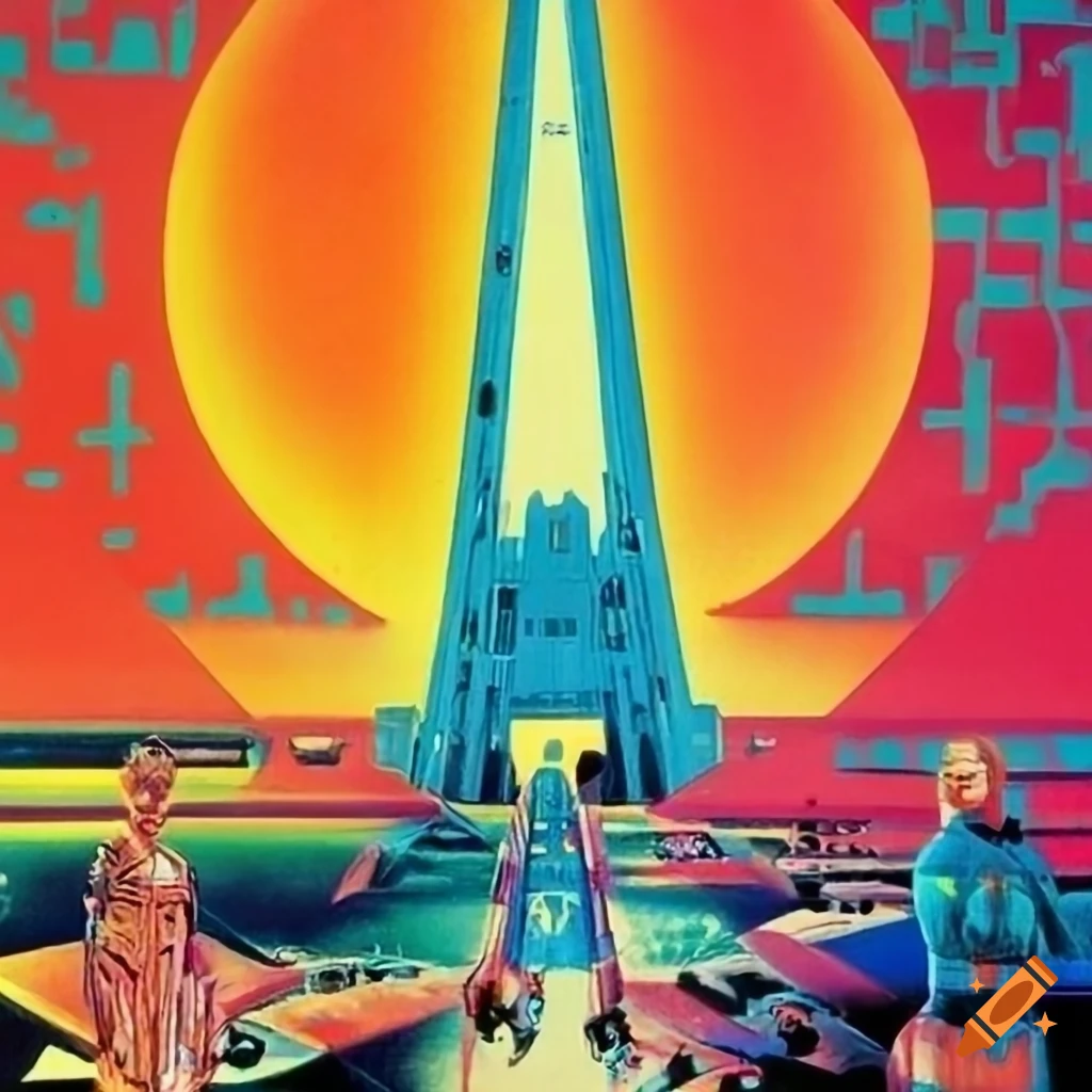 "in the future we will all get high" movie poster from the 1970s on Craiyon