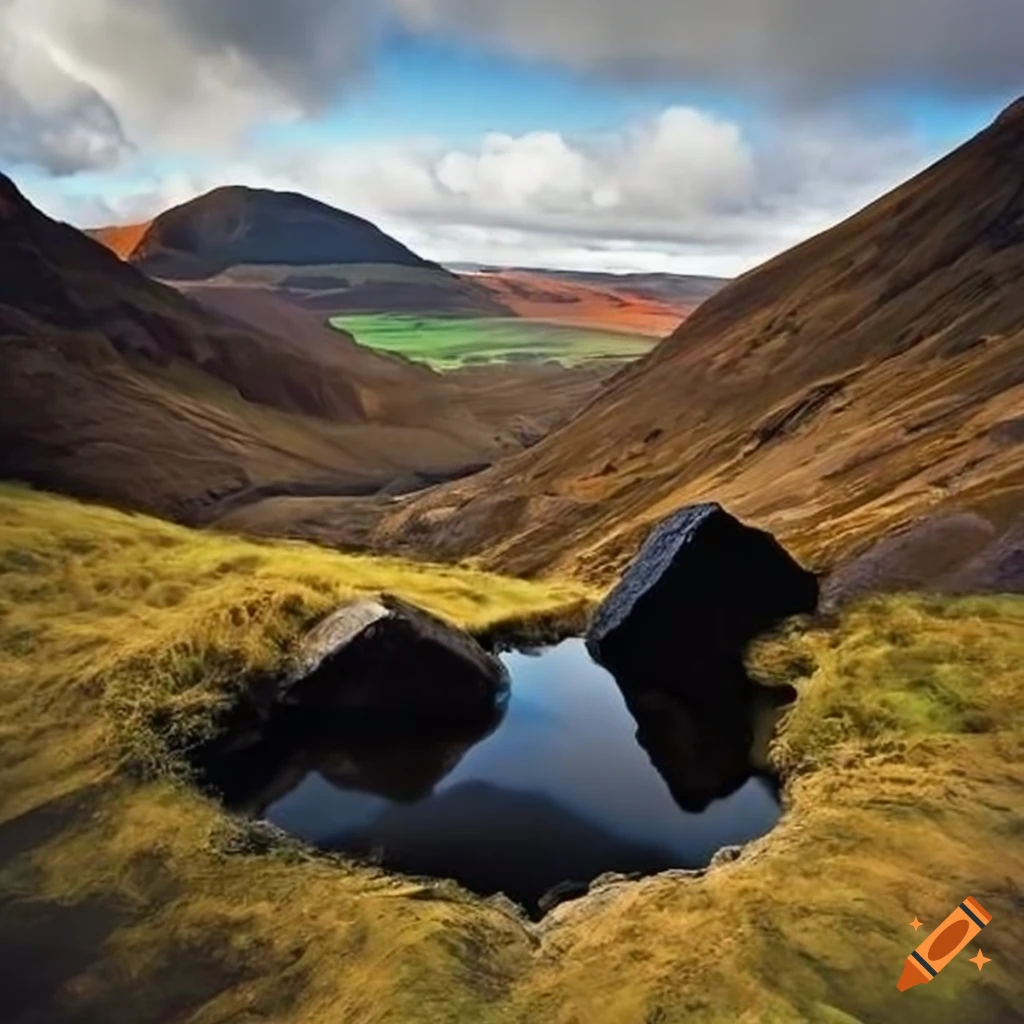 Helm crag on Craiyon