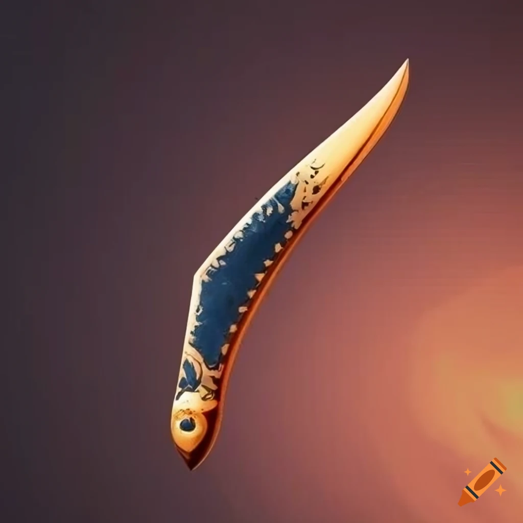 Digital artwork of a circuit board sword on Craiyon