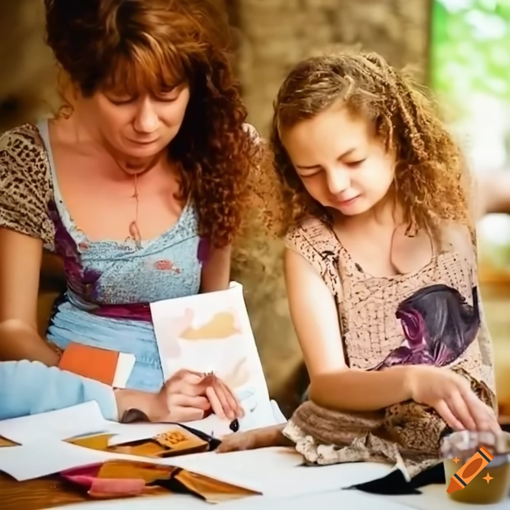 Image depicting a peaceful creative experience on Craiyon