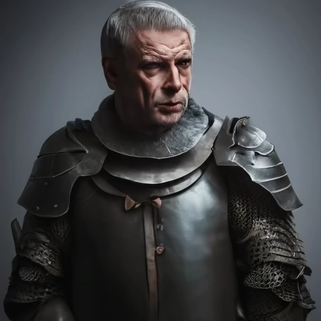 Image of a knight in full plate armor