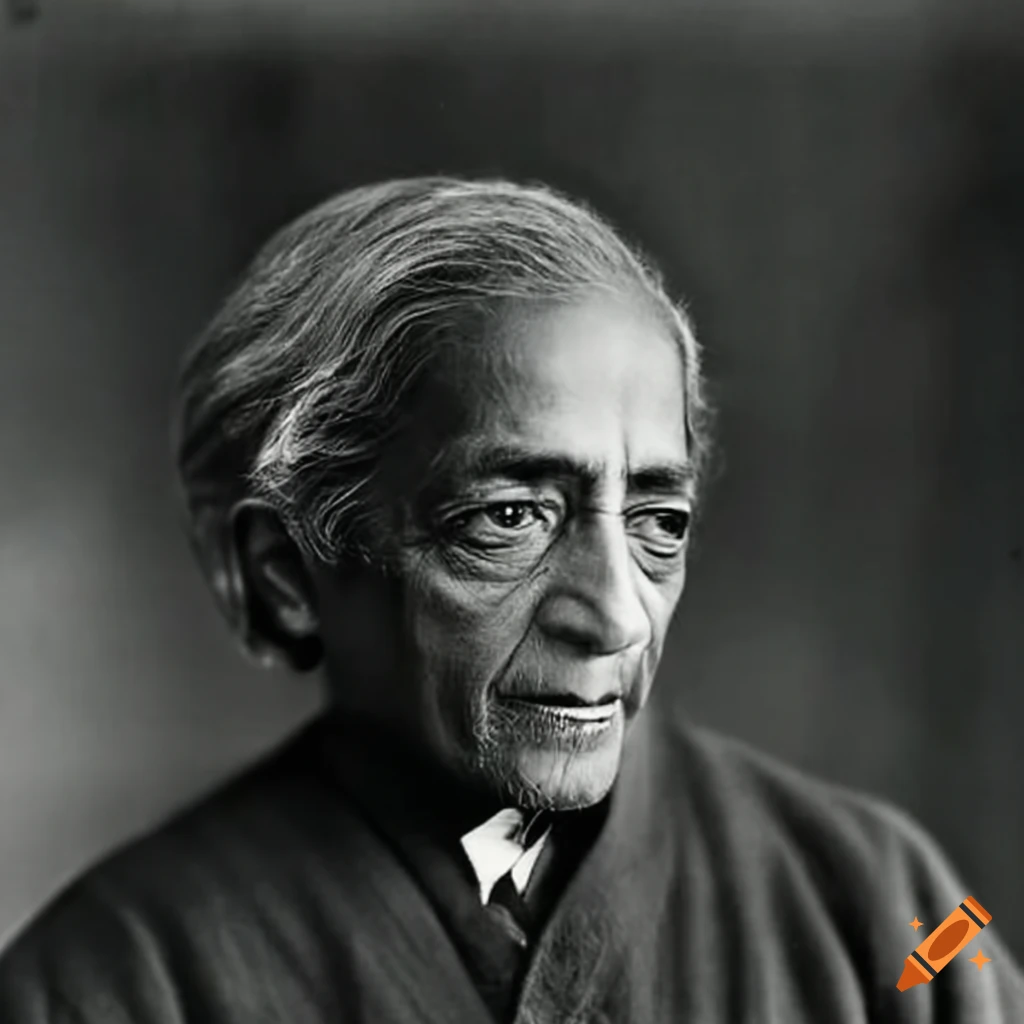 Portrait of a young jiddu krishnamurti in 1910 on Craiyon
