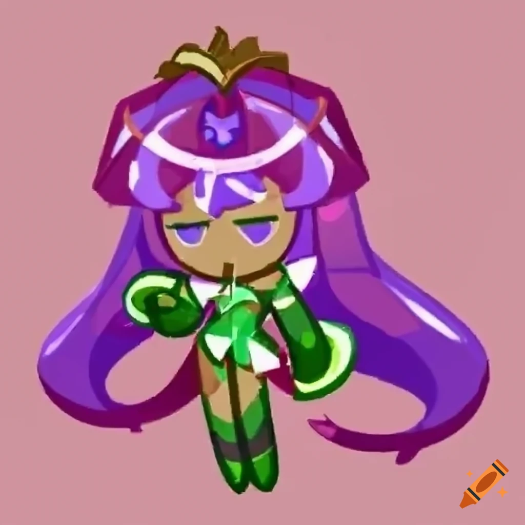Bamboo acai dragon cookie cookie run on Craiyon