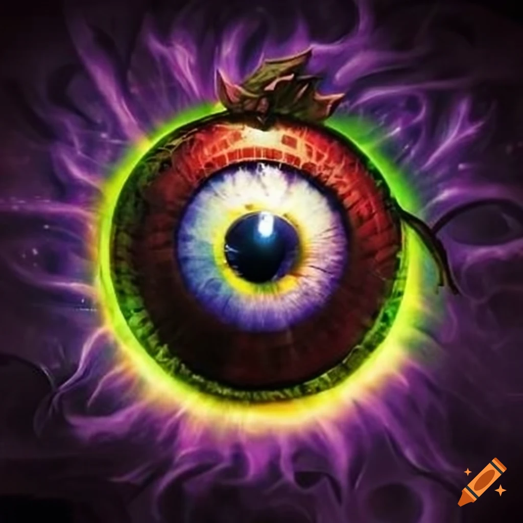 Image of an eldritch eye on Craiyon