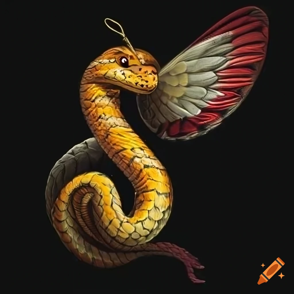 Intricate details of a star fox-style rattlesnake in a vintage poster ...