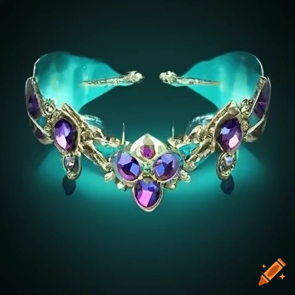 Jeweled circlet on Craiyon