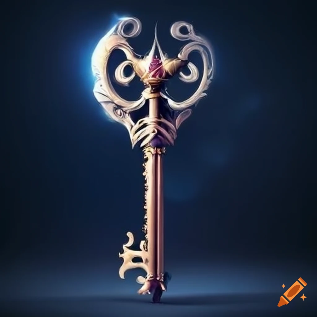 Mysterious fantasy key on Craiyon