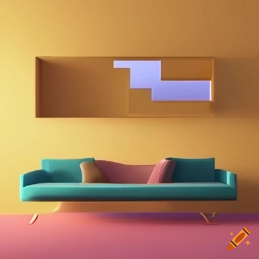 Minimalistic liminal interior design on Craiyon