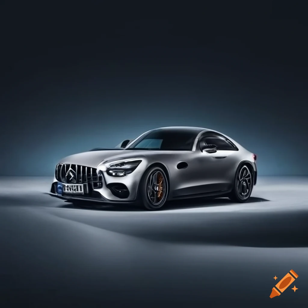 Mercedes benz amg gt on Craiyon