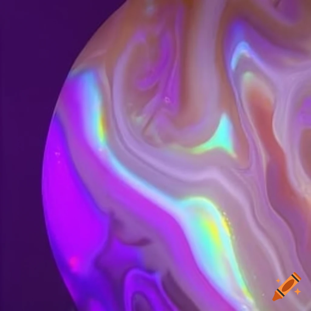 Mother of pearl iridescent design in full screen 8k resolution on Craiyon