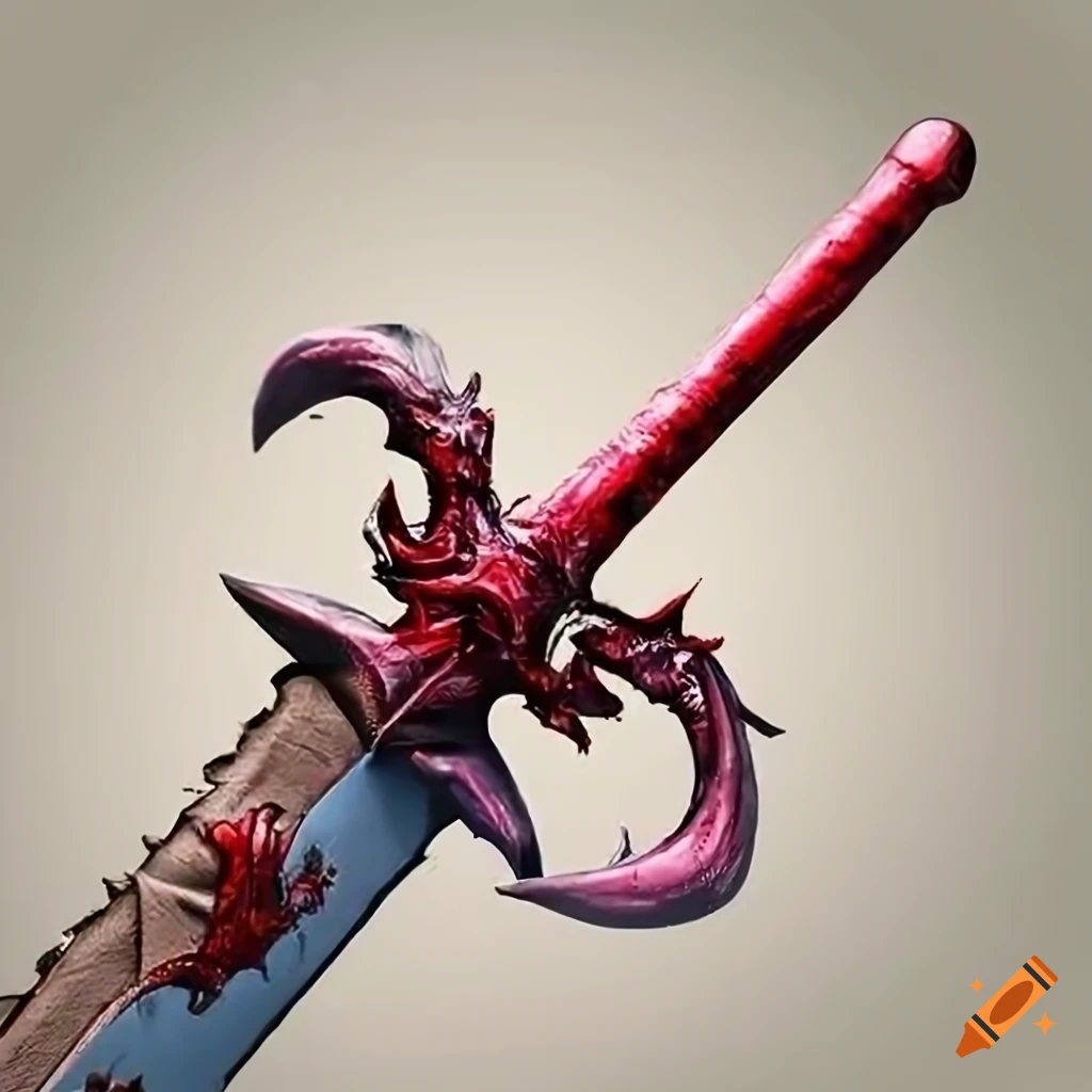 Image of a bloodied sword
