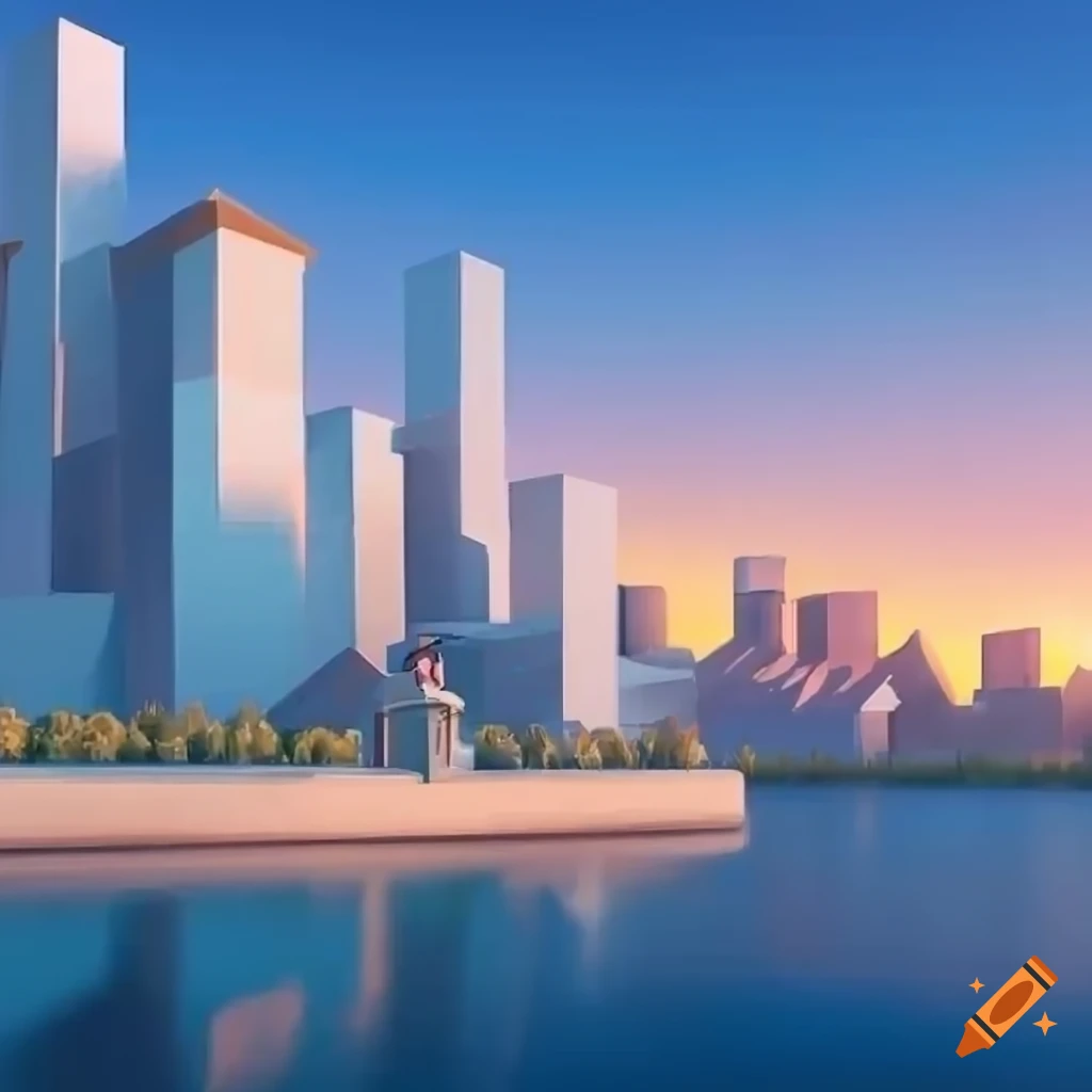 Photo realistic artwork of a clean city wall on Craiyon