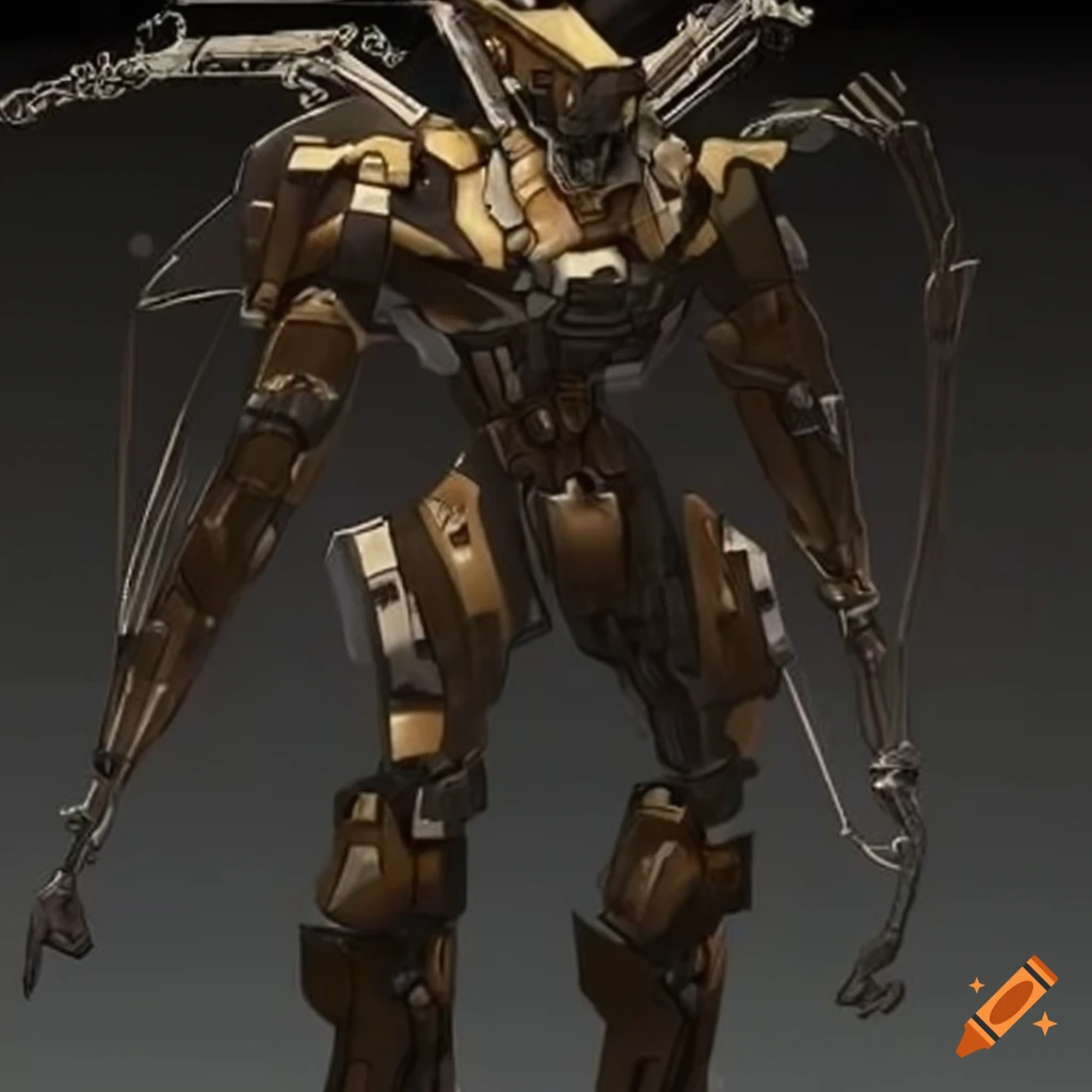 African mythology inspired Mecha design on Craiyon