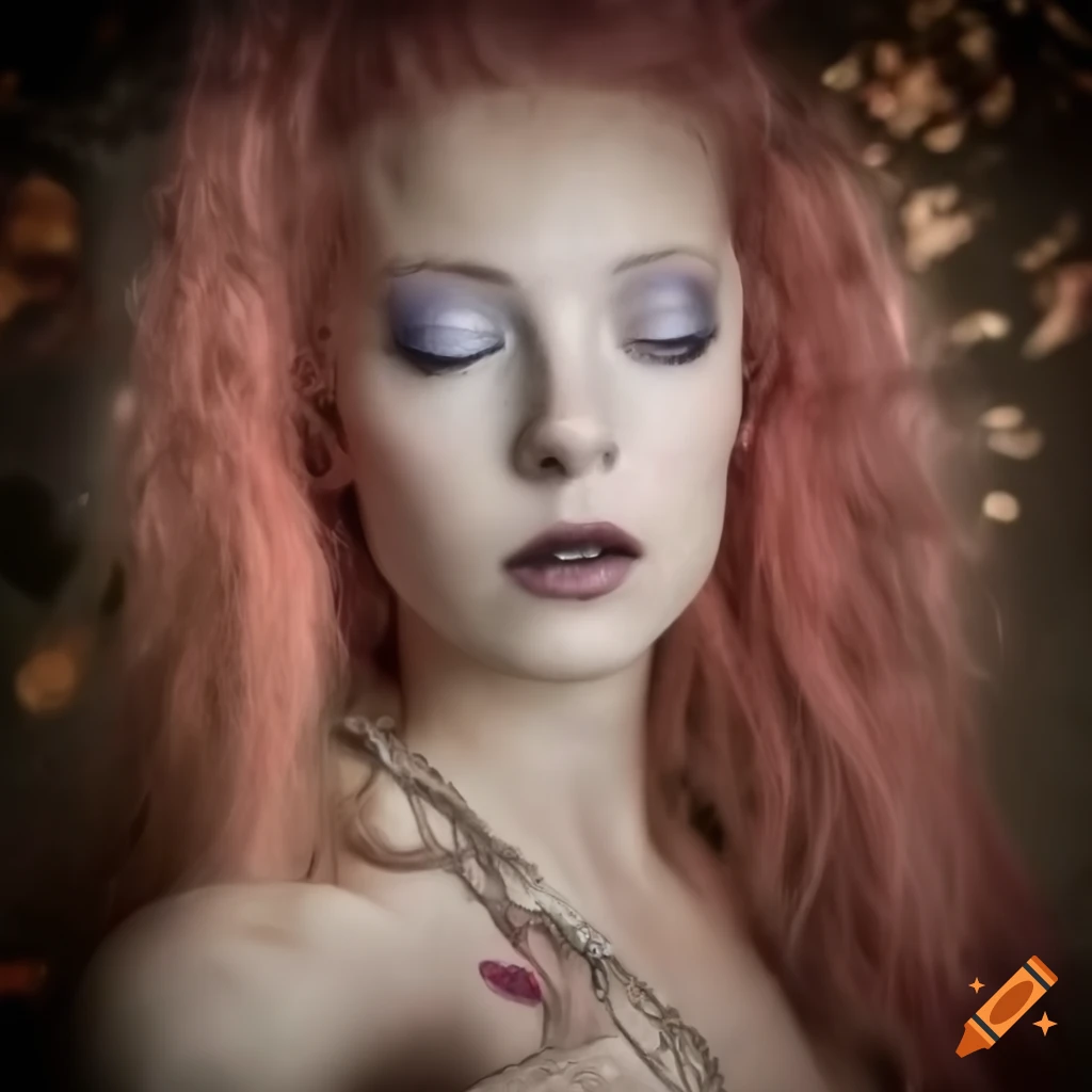 Hyperrealistic gothic art in the style of pre-raphaelite on Craiyon