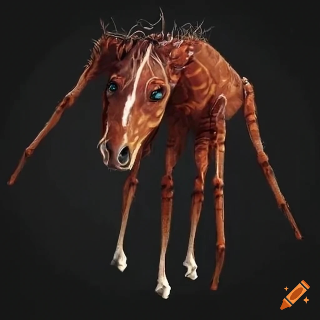 Image of a spider horse