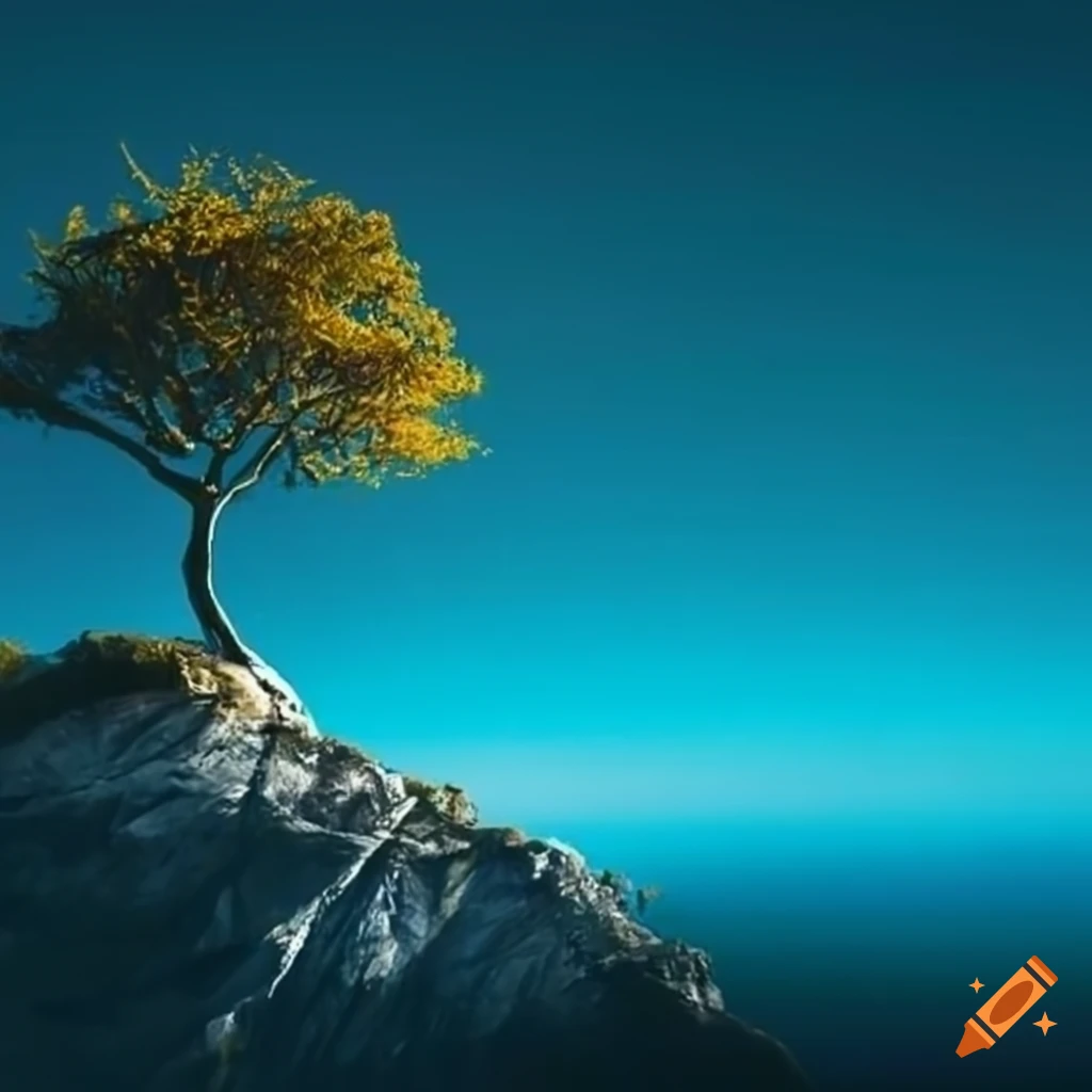 Tree on a cliff