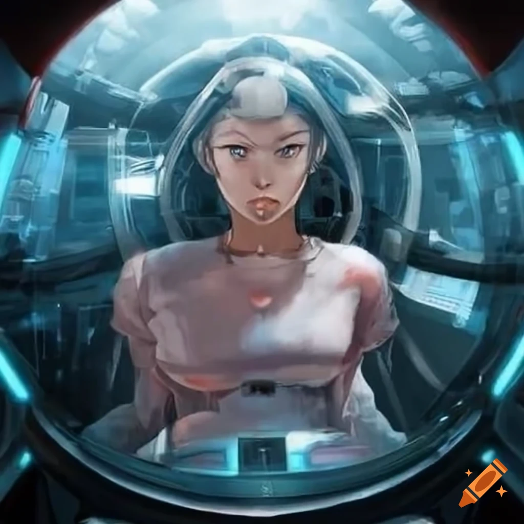 Detailed japanese art of futuristic gyroscope cockpits on Craiyon