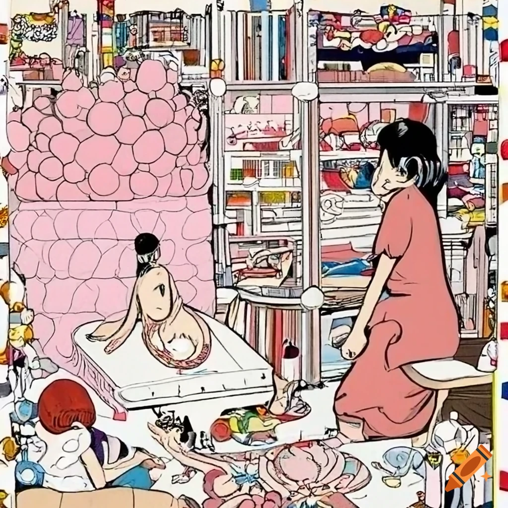 Graphic novel artwork collaboration on Craiyon