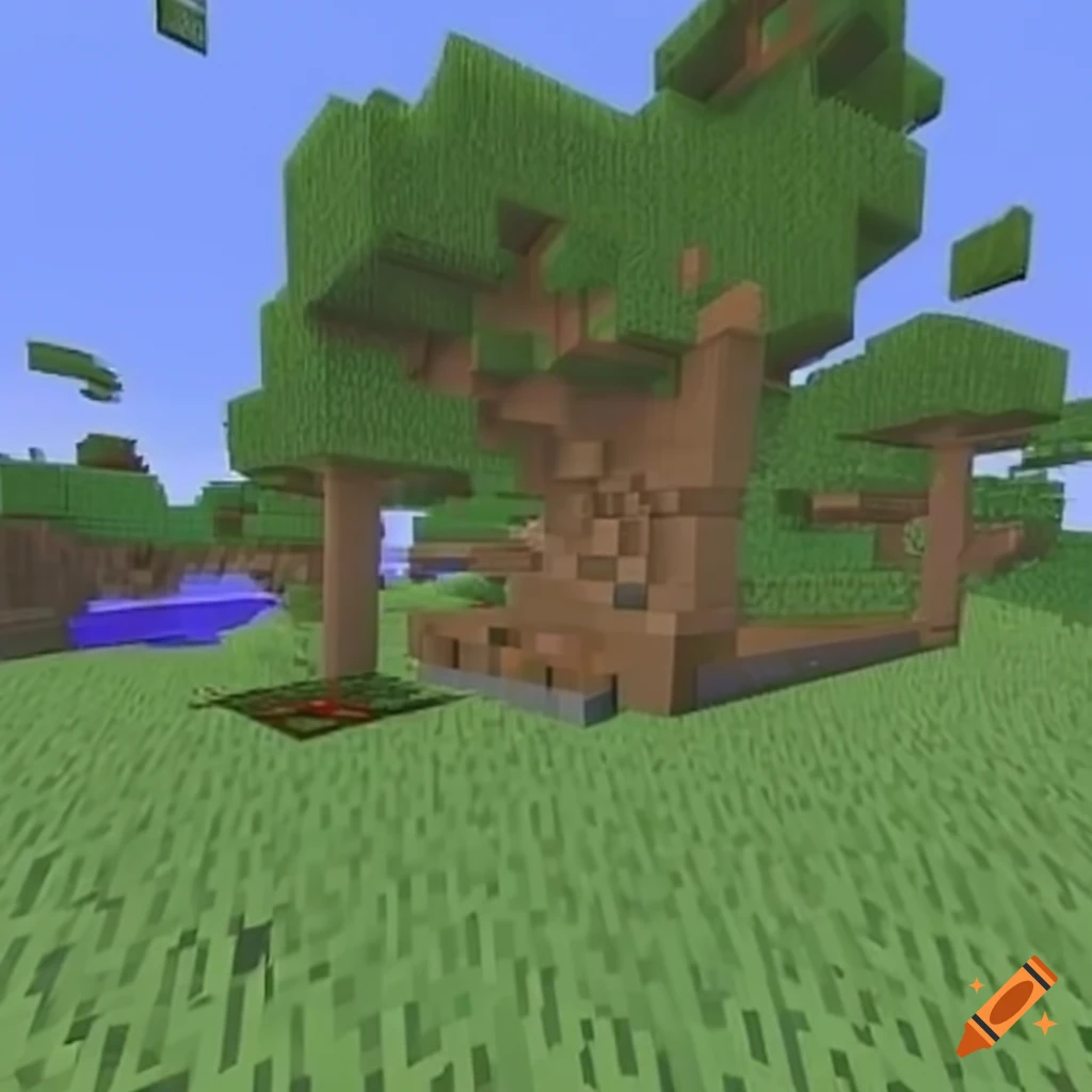 Vibrant ecosystem in minecraft