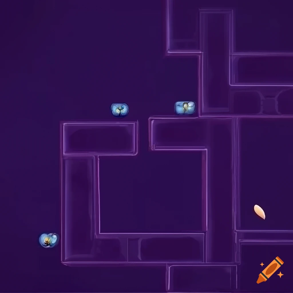 Flat art styled tileset for a 2D platformer game on Craiyon