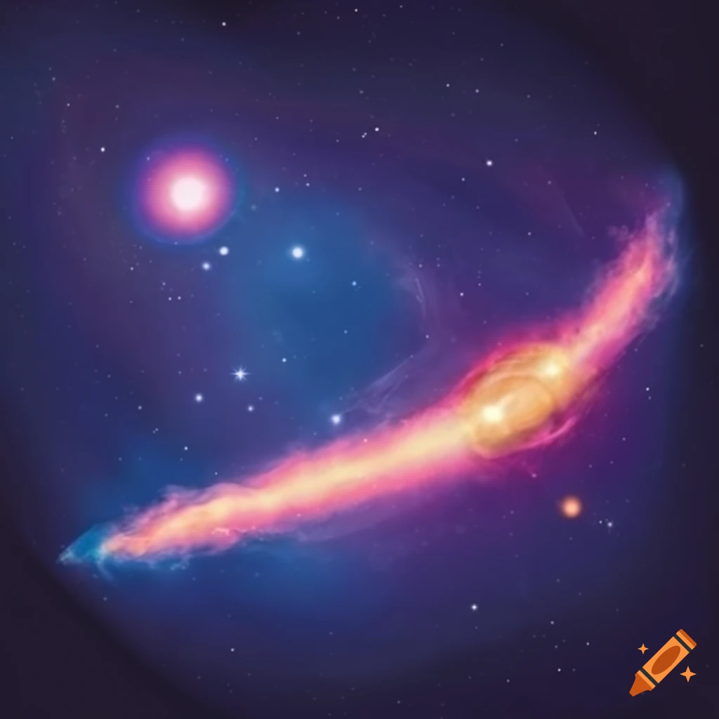 Poster for an astronomy and physics club featuring a pulsar star