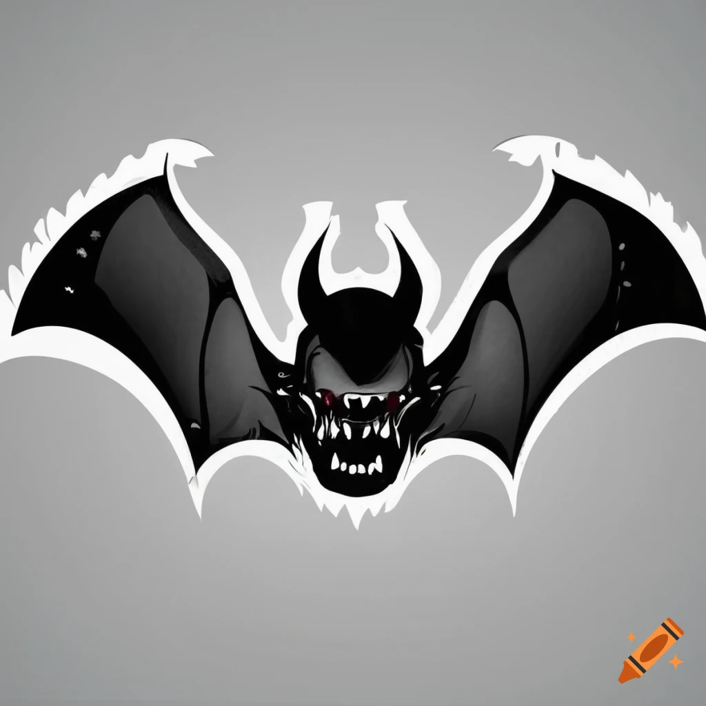 Logo of a devil bat