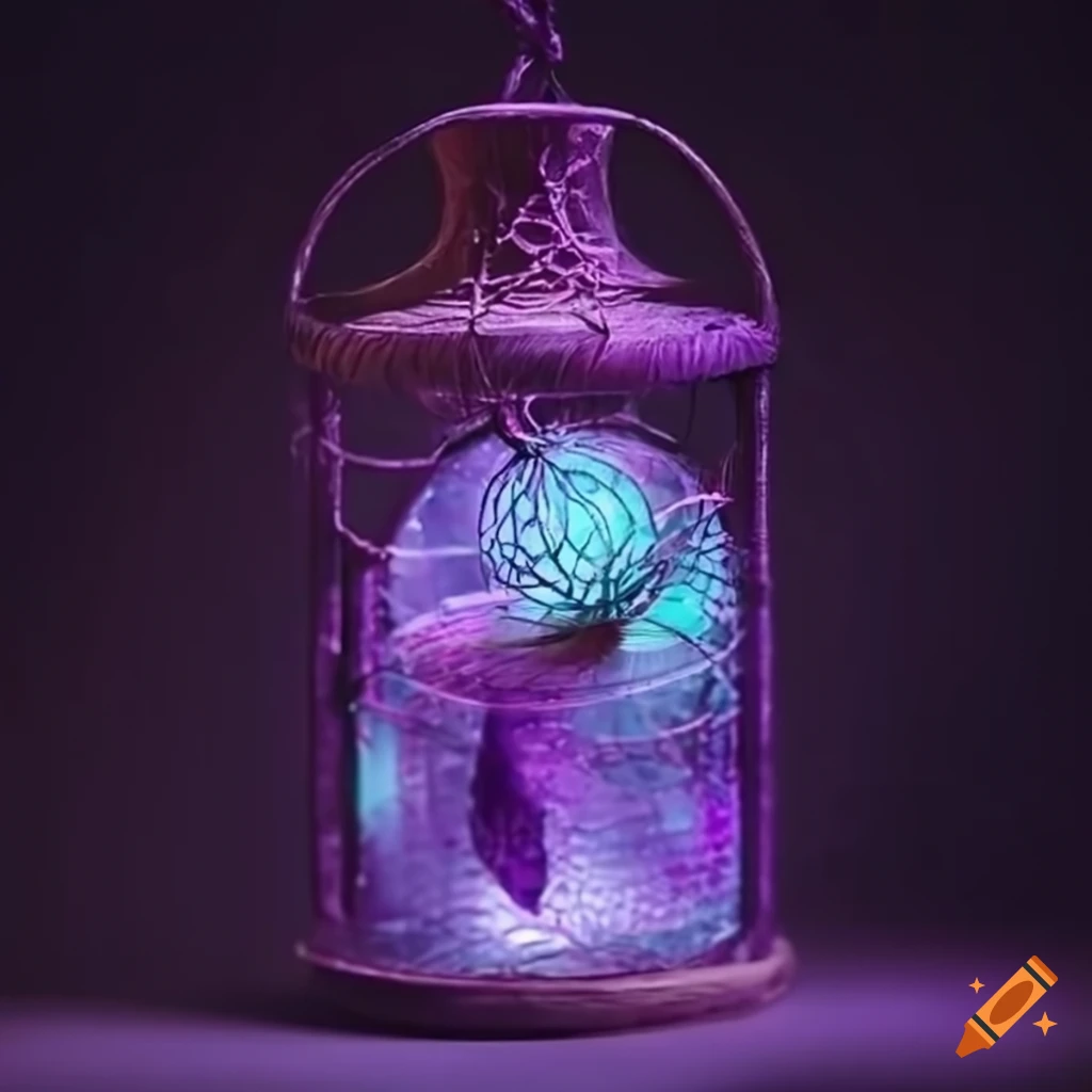 Aesthetic sleep potion with dreamcatcher design