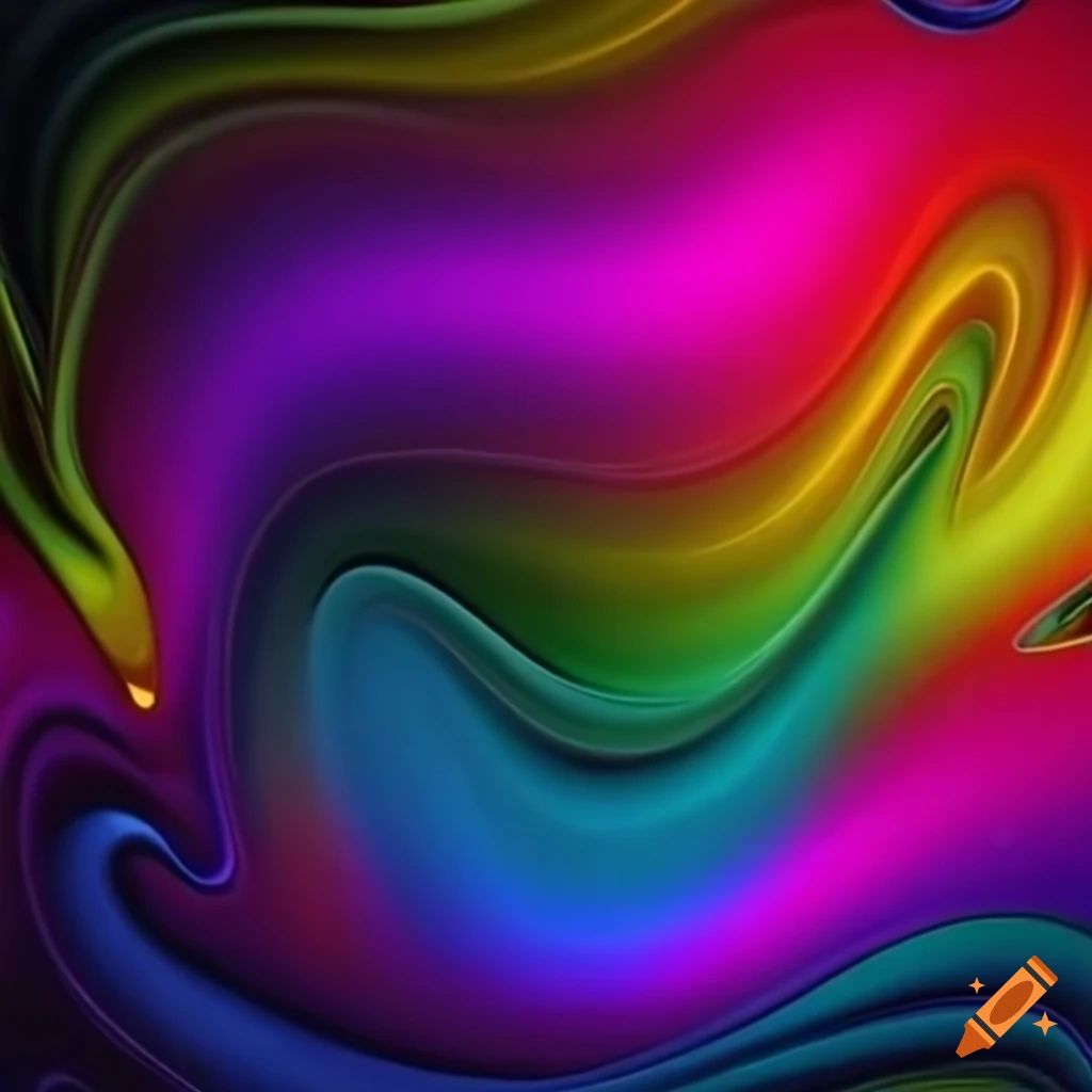 Vivid color burst abstract art on Craiyon