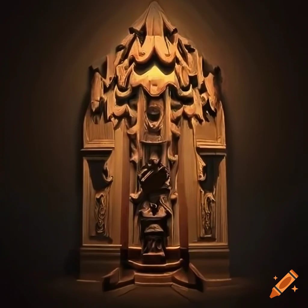 Ivory sapphire carving with zelda game motif on Craiyon