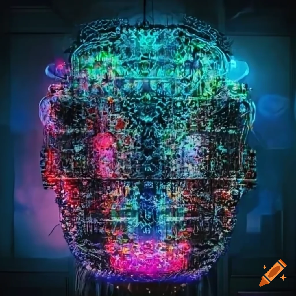 Abstract conceptual machines and ideas on Craiyon